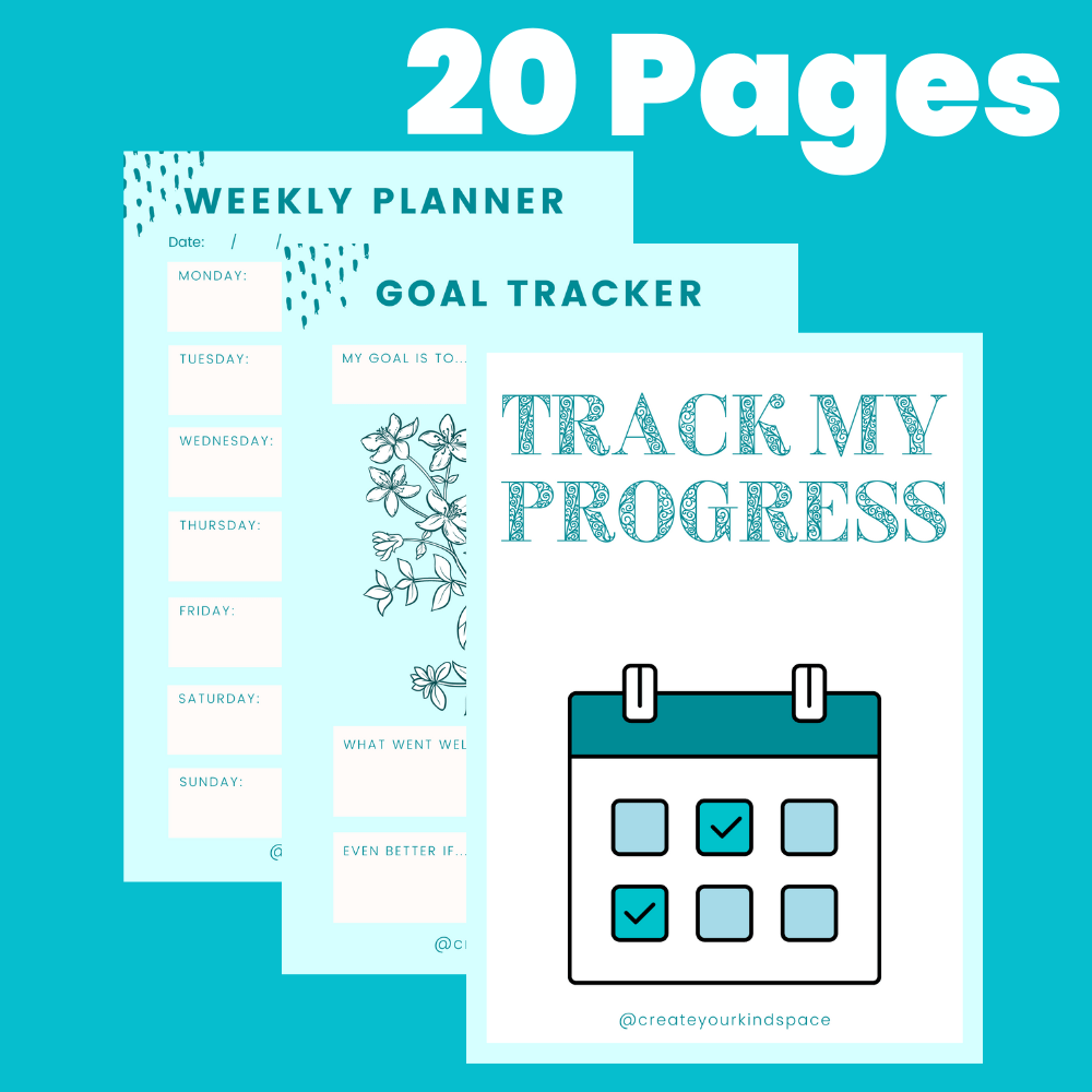 Kindspace Habit Tracking | Printable Bundle - Create Your Kindspace